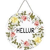 Amazon.com : Decorative Hellur Sign Funny Hanging Signs Welcome Sign ...