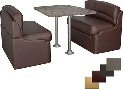 Amazon.com: RecPro 36" RV Dinette Booth Set with Table and 2 Surface ...