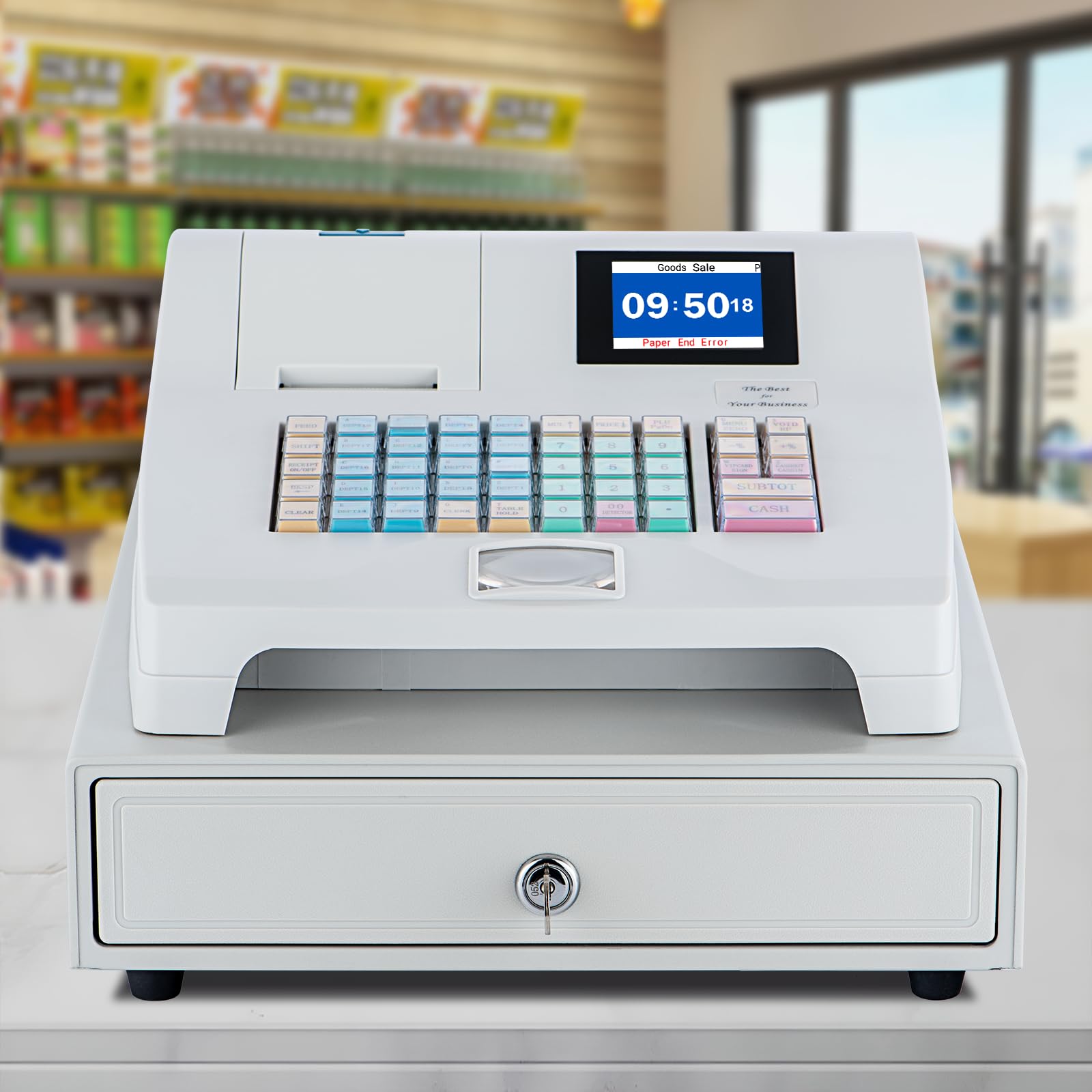 Mua 2024 Newest Cash Register for Small Businesses, Hysoon Cash ...