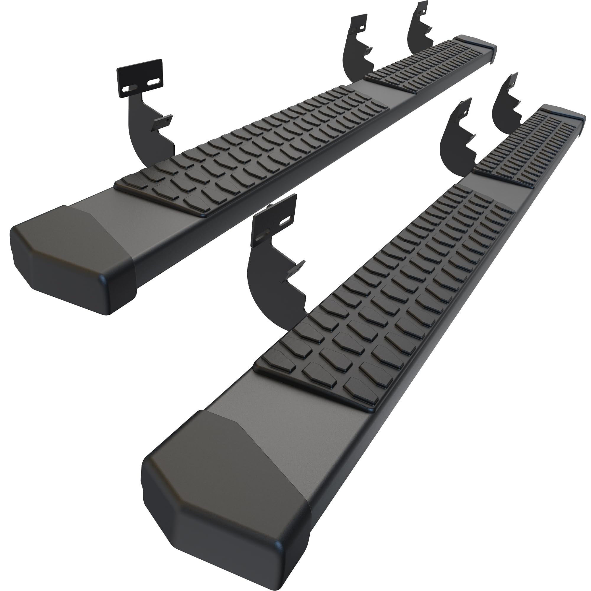 6 Inches Running Boards Side Steps Compatible with 2019-2024 Dodge Ram ...