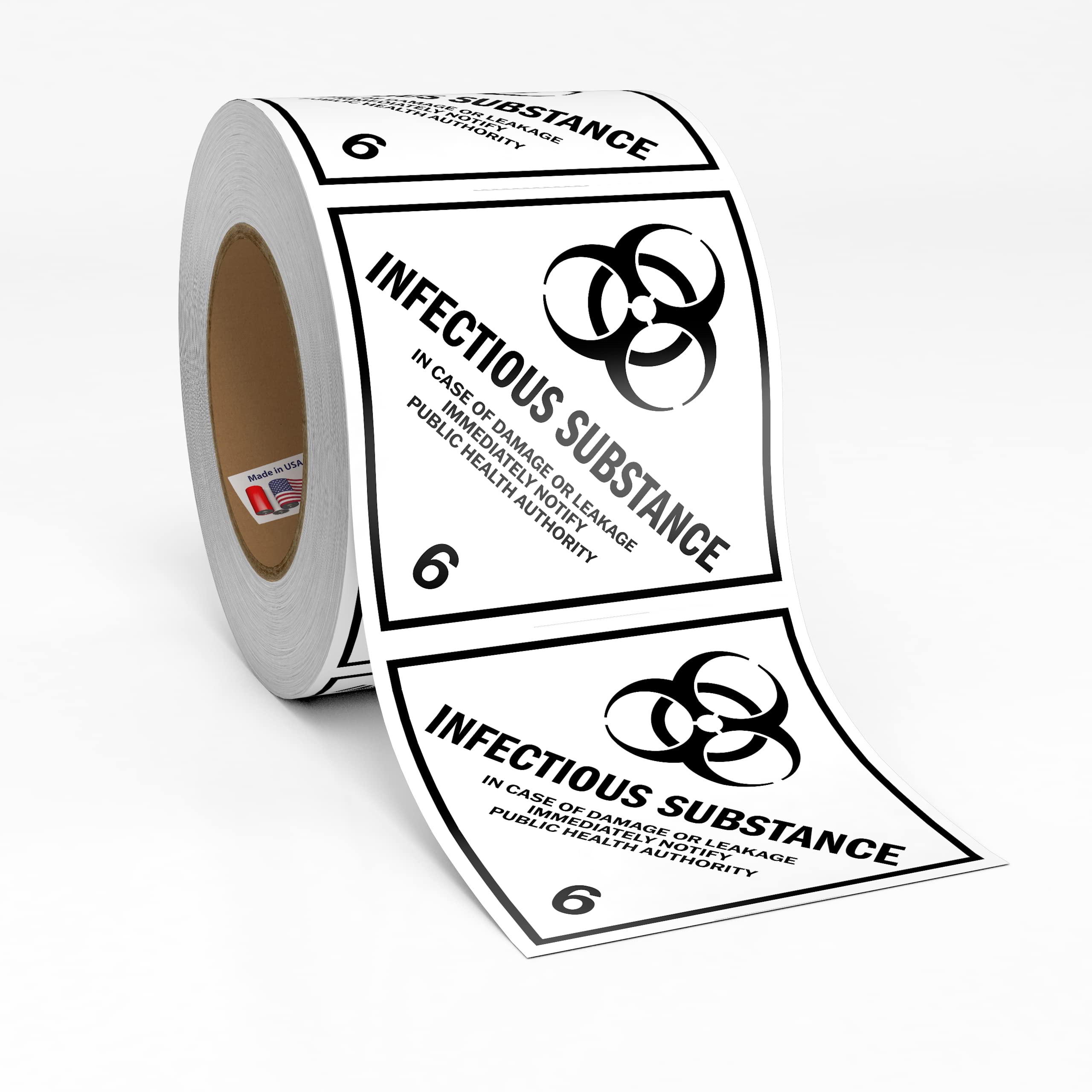 Mua D.O.T. Labels - Hazard Class 6 DOT Infectious Substance Hazmat ...