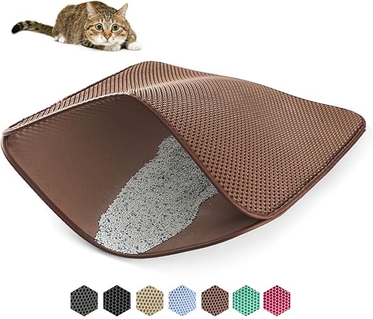 Amazon.com: WePet Cat Litter Mat, Kitty Litter Trapping Mat - Large ...
