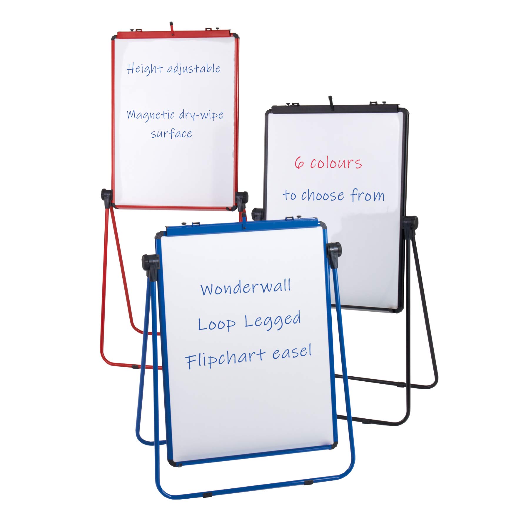 Buy Wonderwall Magnetic Flipchart Easel Double Sided Portable Height ...