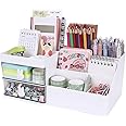Amazon.com: Meiikun Desk Organizer, Makeup Organizer with 2 Drawer, 7 ...
