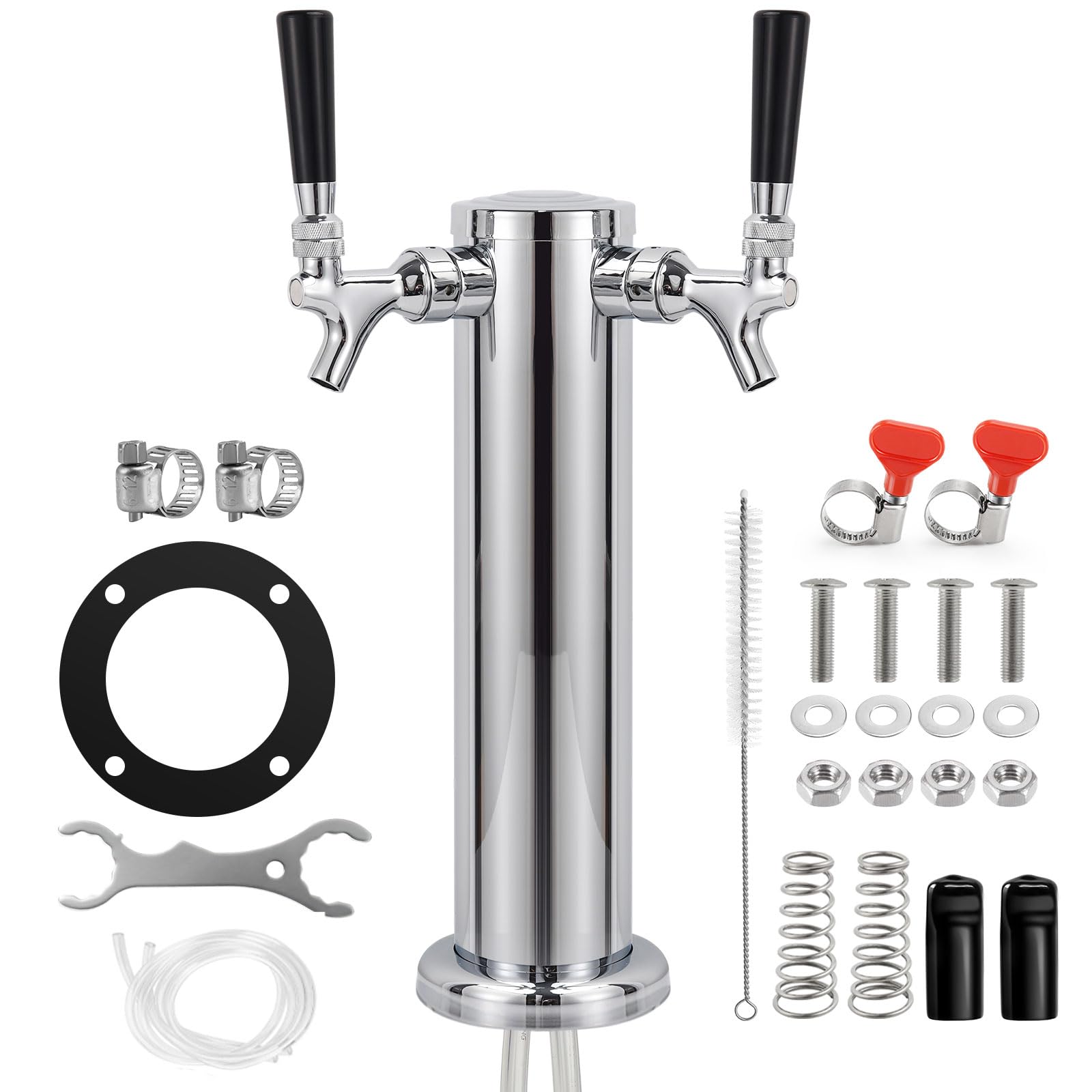 Mua Dual Beer Tower Dispenser - Double Tap Kegerator Tower Draft Beer ...