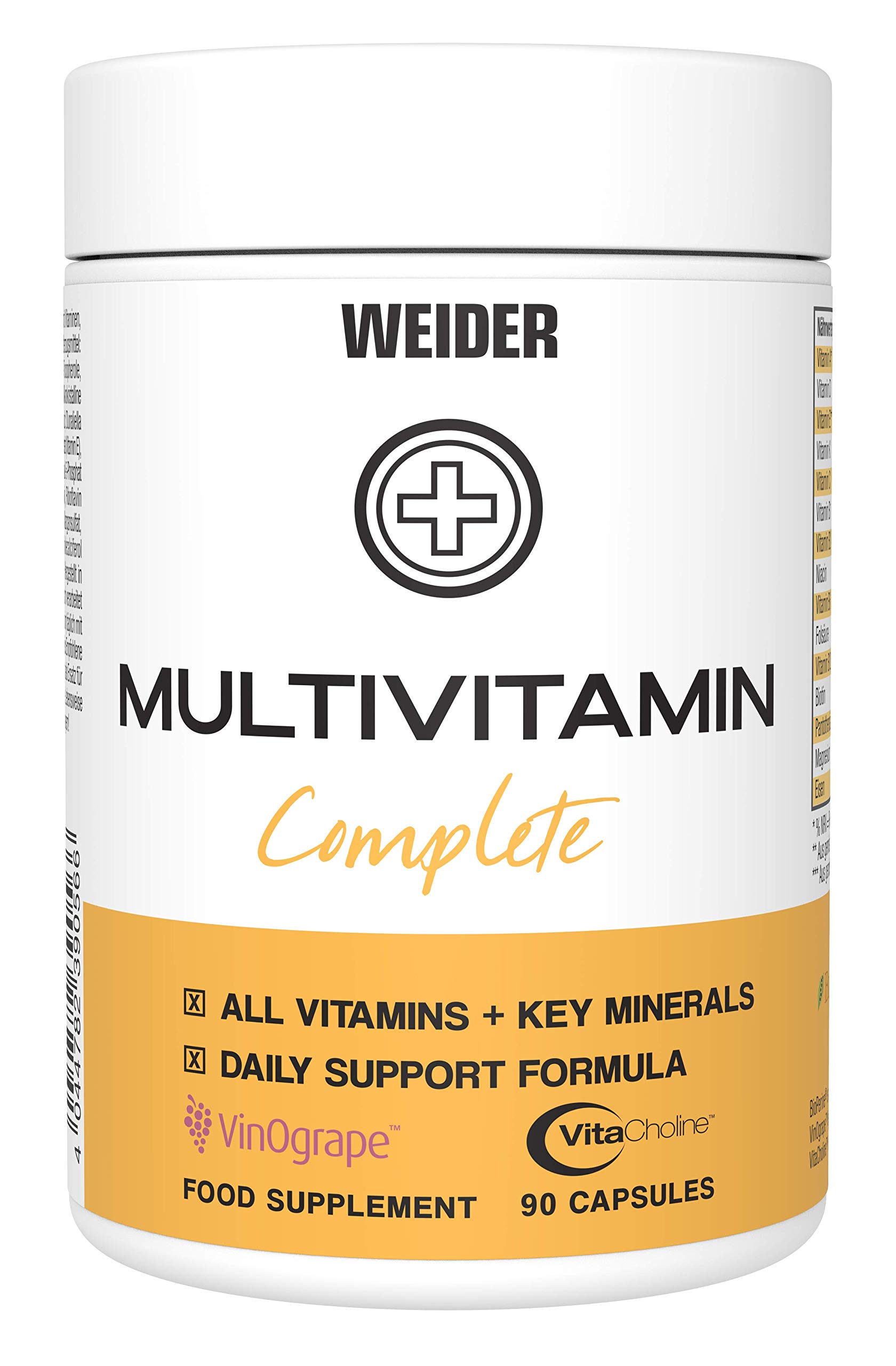 Mua WEIDER Multivitamin Capsules High Dose, A-Z Vitamins with Vitamin B Complex, with Vitamin D3 ...