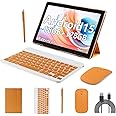 Amazon.com : Android 15 Tablet 10 Inch, 2 in 1 Tablets with Keyboard ...