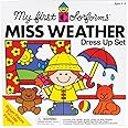 Amazon.com: My First Colorforms Miss Weather Dress up Restickable Set ...