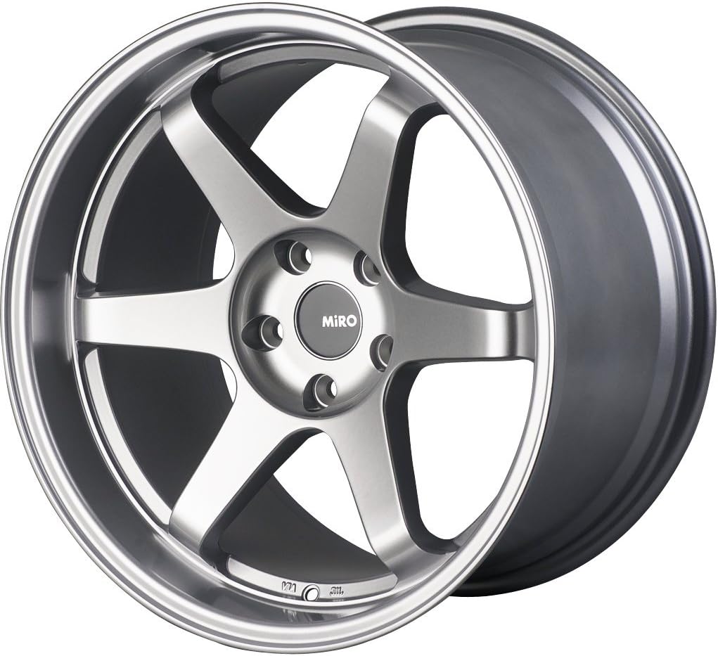 Amazon.com: Miro 398 18x9.5 Silver 5x114.3 +20mm Wheels: Automotive