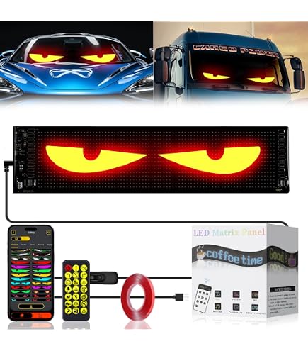 Led Car Eyes 2PCS Devil Eyes Light For Cars,Programmable LED Eyes For ...