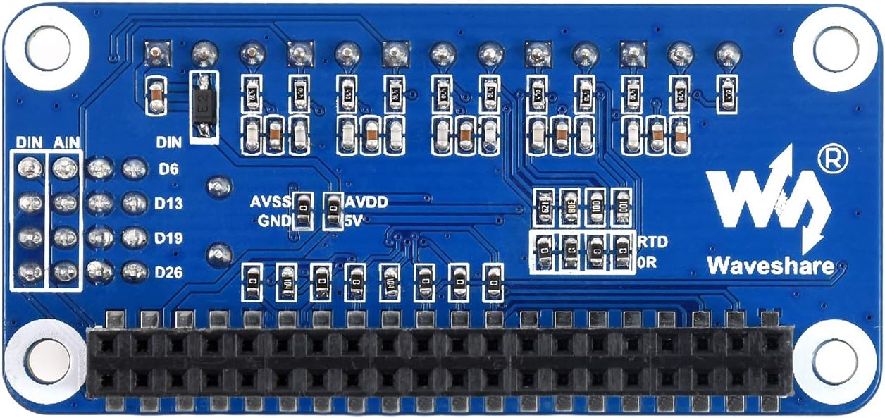 Waveshare High-Precision AD HAT For Raspberry Pi/Jetson Nano with ...