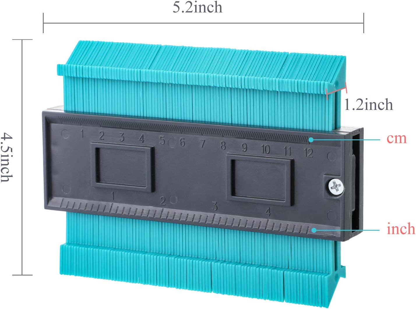 Contour Gauge Duplicator Profile Measuring Tool Plastic Woodworking ...