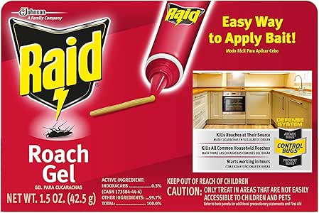 Amazon.com : Raid Roach Gel, 1.5 OZ : Garden & Outdoor