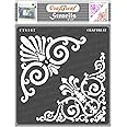 Amazon.com : CrafTreat Reusable Ornate Stencils for Painting on Wood ...