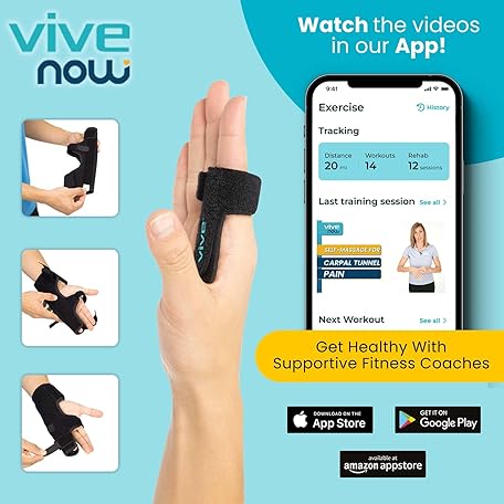 Mua Vive Trigger Finger Splint - Support Brace for Middle, Ring, Index ...