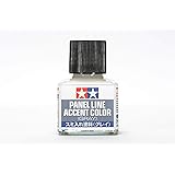 Amazon.com: Tamiya America, Inc Panel Line Accent Color, 40ml Black, TAM87131