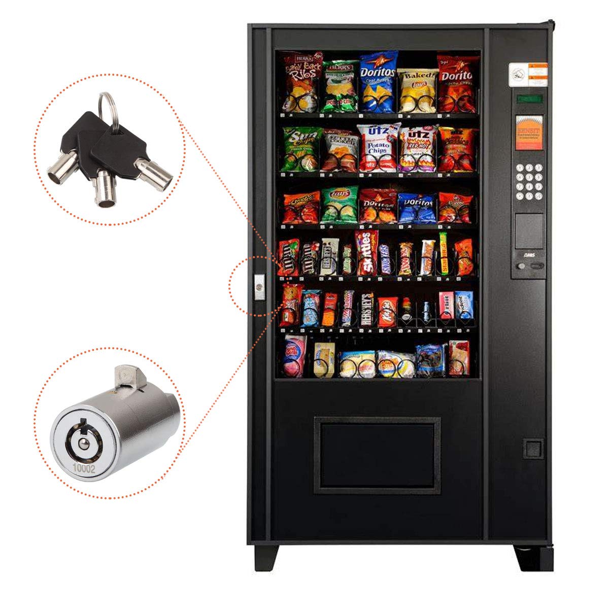 Mua Candy Machine Key, High Security Vending Machine Lock and Key ...