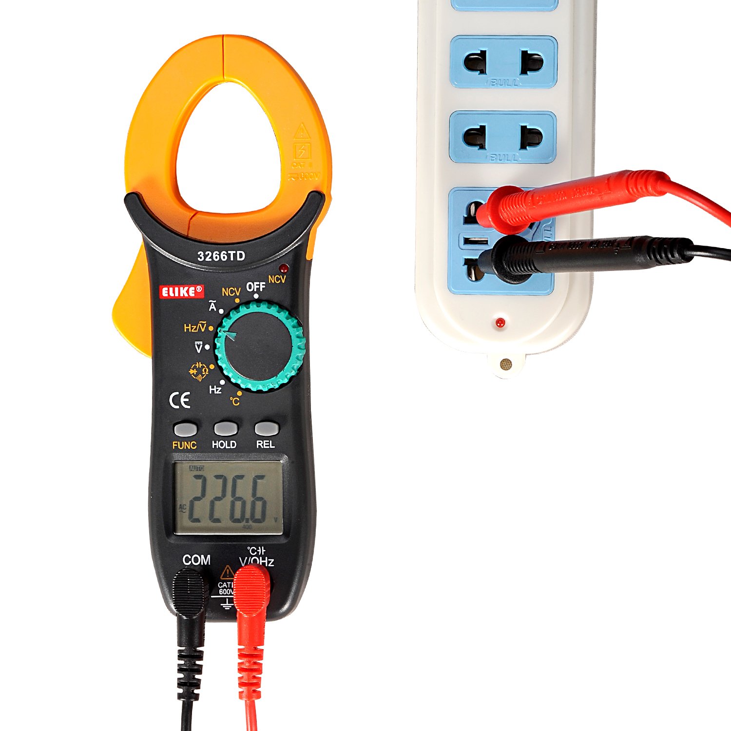 Mua ELIKE True RMS, NCV, AC/DC Digital Multimeter Amplifier Volt Clamp ...