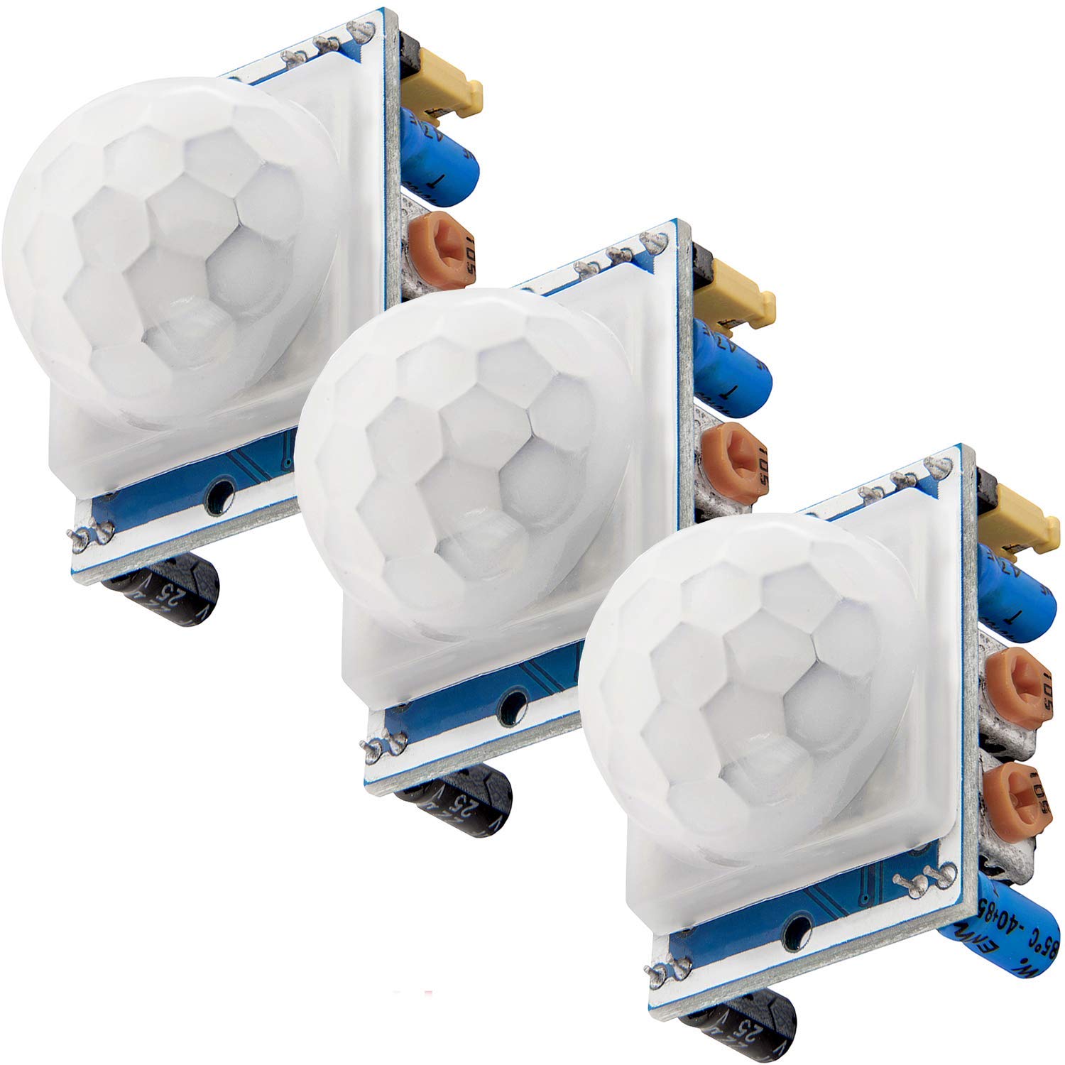 AZDelivery 3 x HC-SR501 PIR Infrared Motion Detection Sensor Module for ...