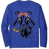 Amazon.com: Women's Goats Bandana Farm Animal Lover Funny Goat Graphics ...