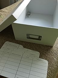 Amazon.com: Pioneer Photo Albums B-1C Photo Storage Box, Crafter White