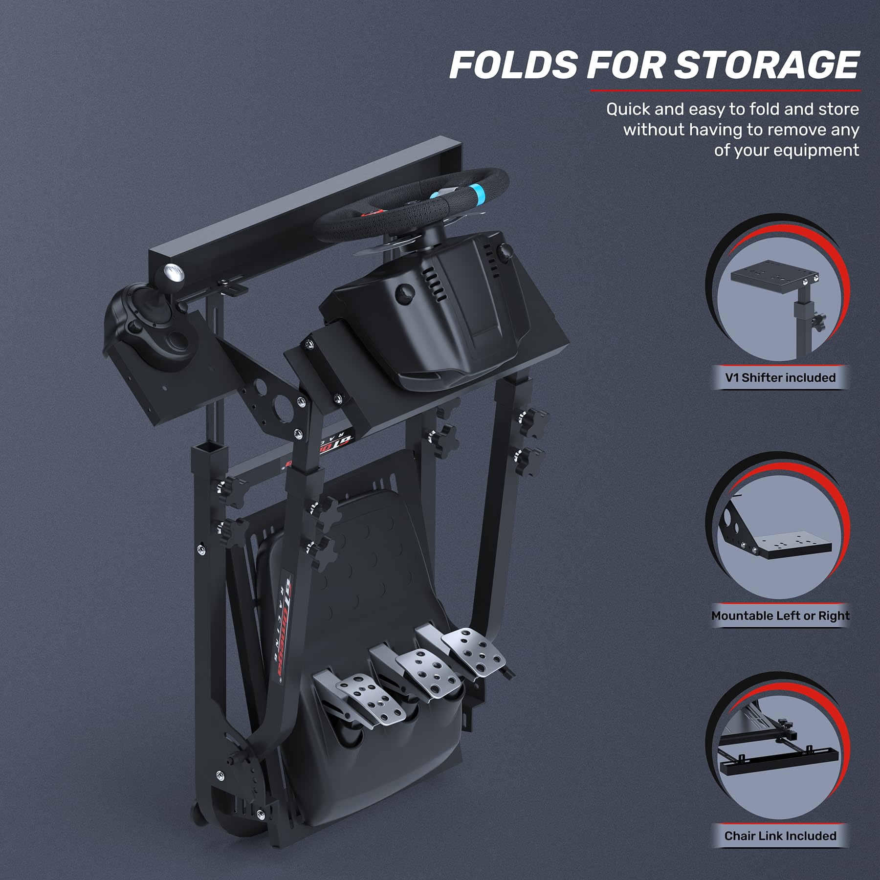 Mua GT Omega Classic Wheel Stand for Logitech Steering Wheel G923, G29 ...