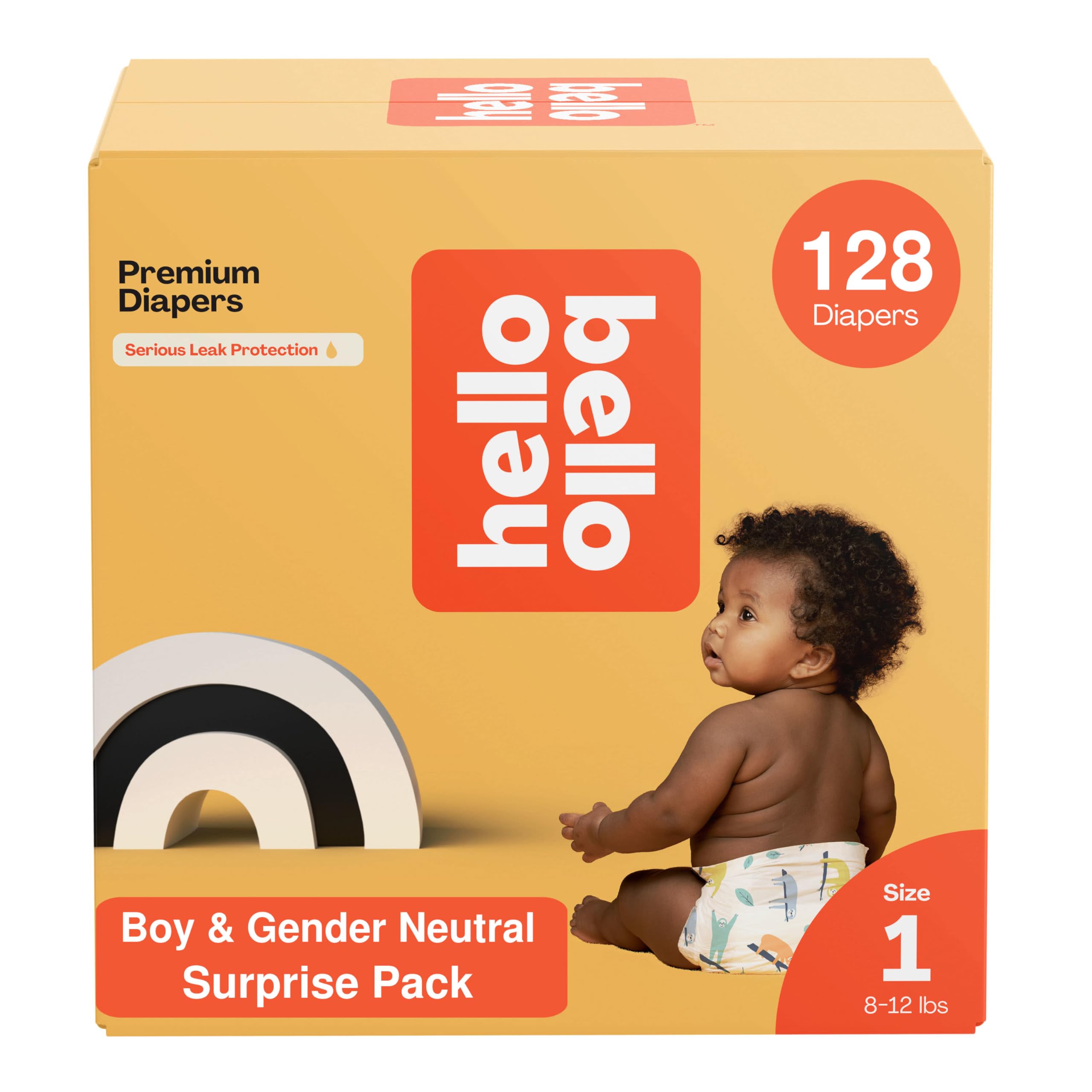 Mua Premium Diapers, Size 1 (8-12 lbs) Surprise Pack for Boys - 128 ...