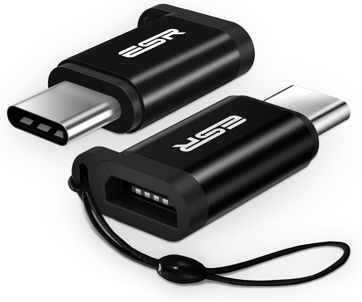 ESR Adaptateur OTG Connecteur USB Type C Mâle vers Micro USB Femelle ...