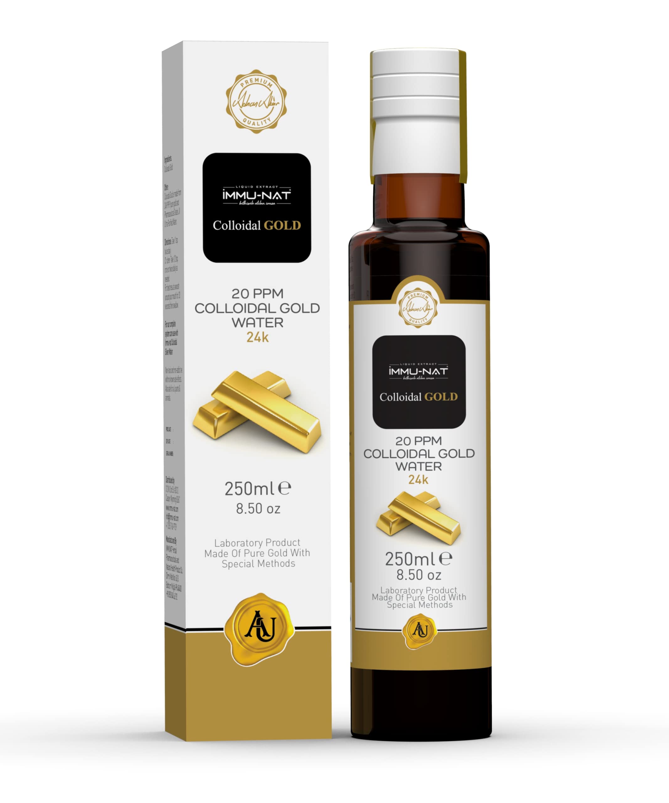 Mua Colloidal Gold Water 24K Pure Liquid 20PPM (8.5oz) Mineral ...