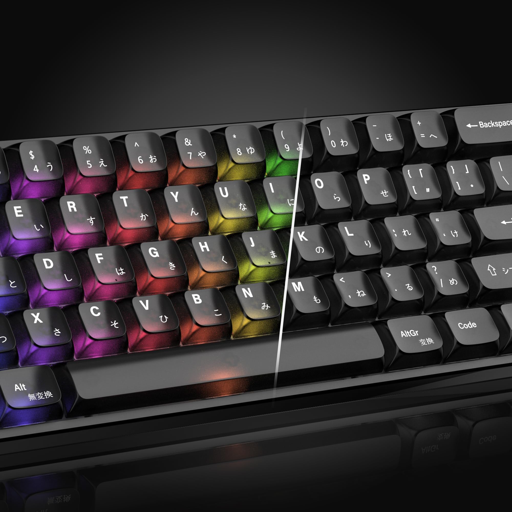 Mua dagaladoo Black Clear keycaps,Japanese keycaps,PC Material ...