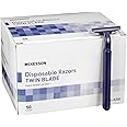 Amazon.com: McKesson Disposable Razors, Shaving Razor, Twin Blade ...