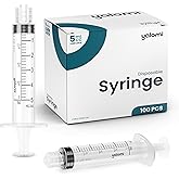 3mL Luer Slip Syringe (No Needle) | Sterile & Individually Wrapped | Professional, Industrial ...