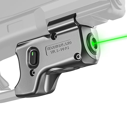 WARRIORLAND Green Laser Sight Tailored Fit Glock 17/19/19X/23/31/32/44 ...