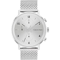 Amazon.com: Calvin Klein Men's Quartz Stainless Steel and Mesh Bracelet ...