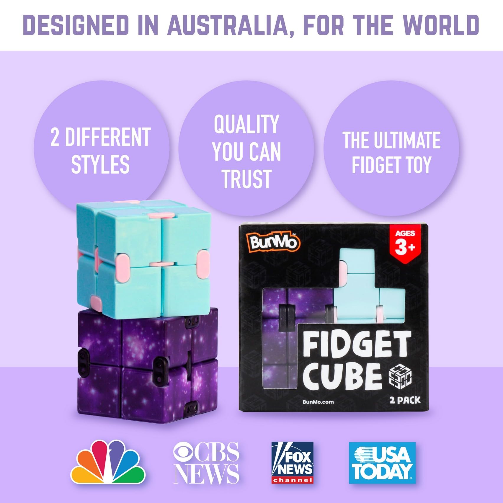 Mua BUNMO Infinity Cube Fidget Toy | Stimulating & Engaging Fidget Toy ...