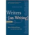 Writers On Writing, Volume Ii (Writers on Writing (Times Books ...