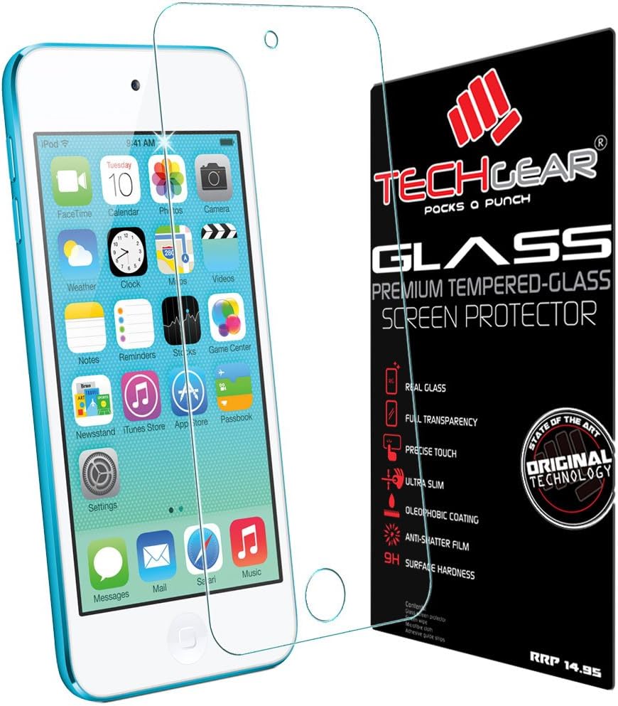 TECHGEAR GLASS Edition Screen Protector for iPod Touch: Amazon.co.uk ...