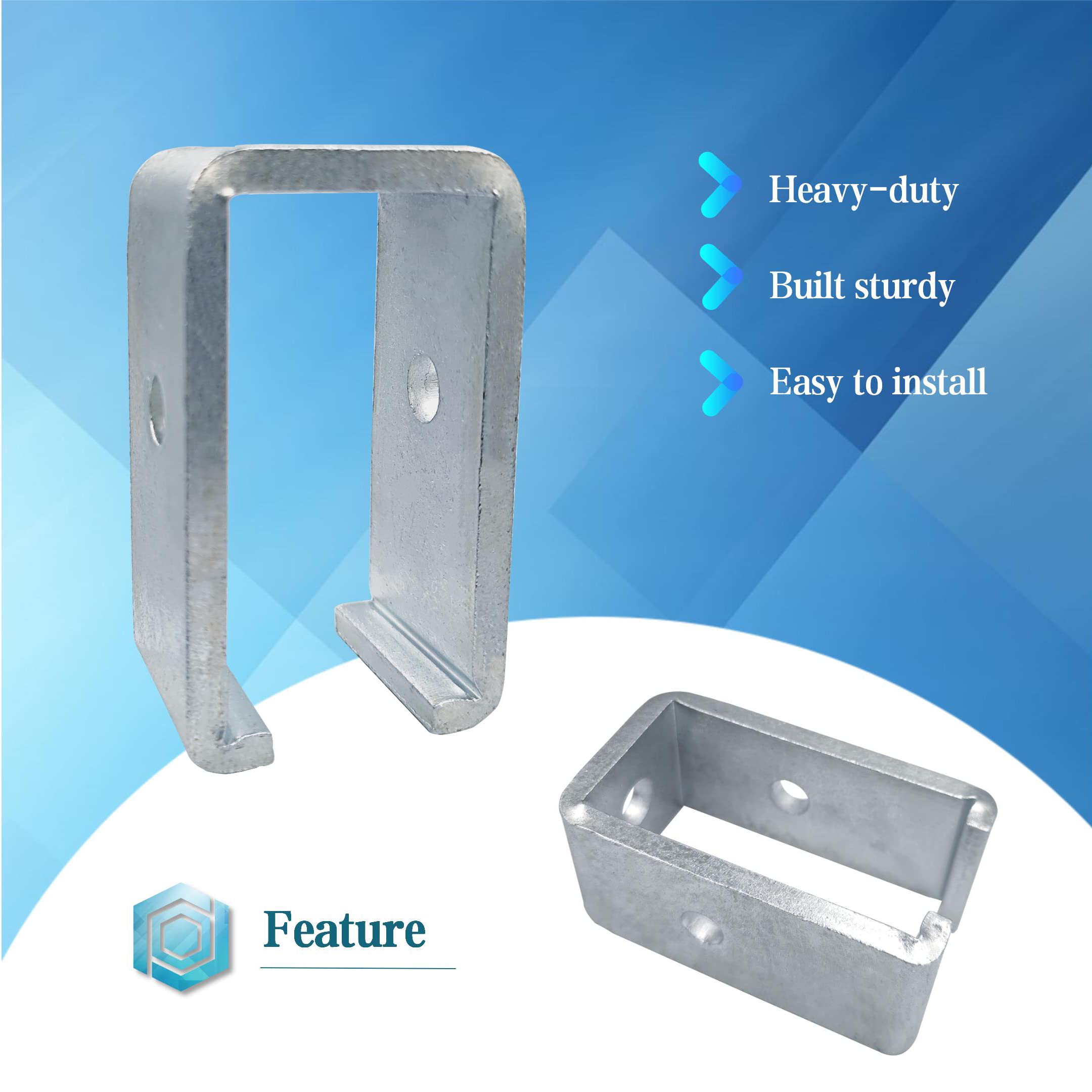 PLAIRC Unistrut Channel Trolley Track Hanger Bracket For All 1-5/8 ...