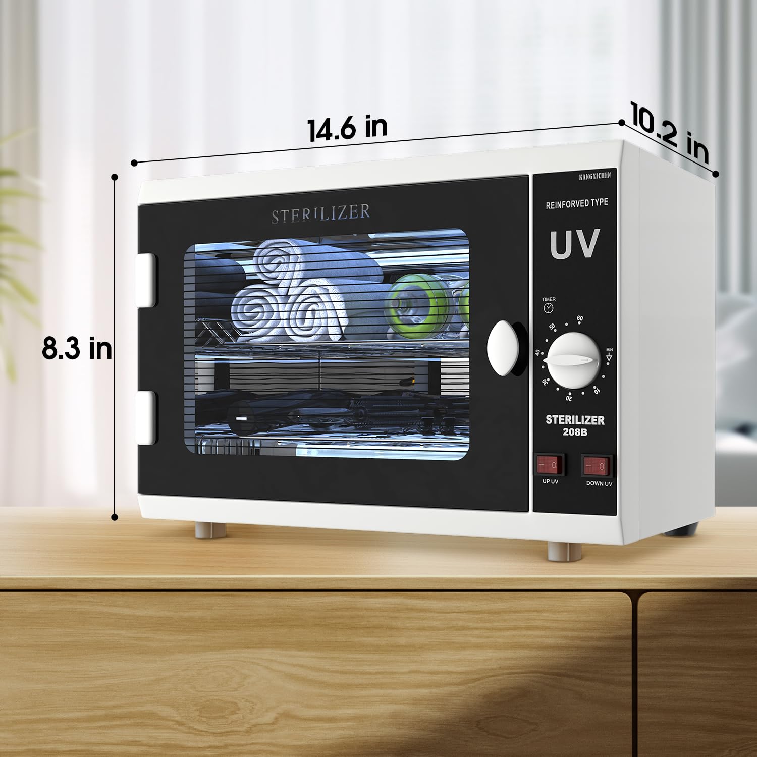 Mua UV Sanitizer Cabinet. Dual Lamp UV Light Sanitizer Box with Timer ...