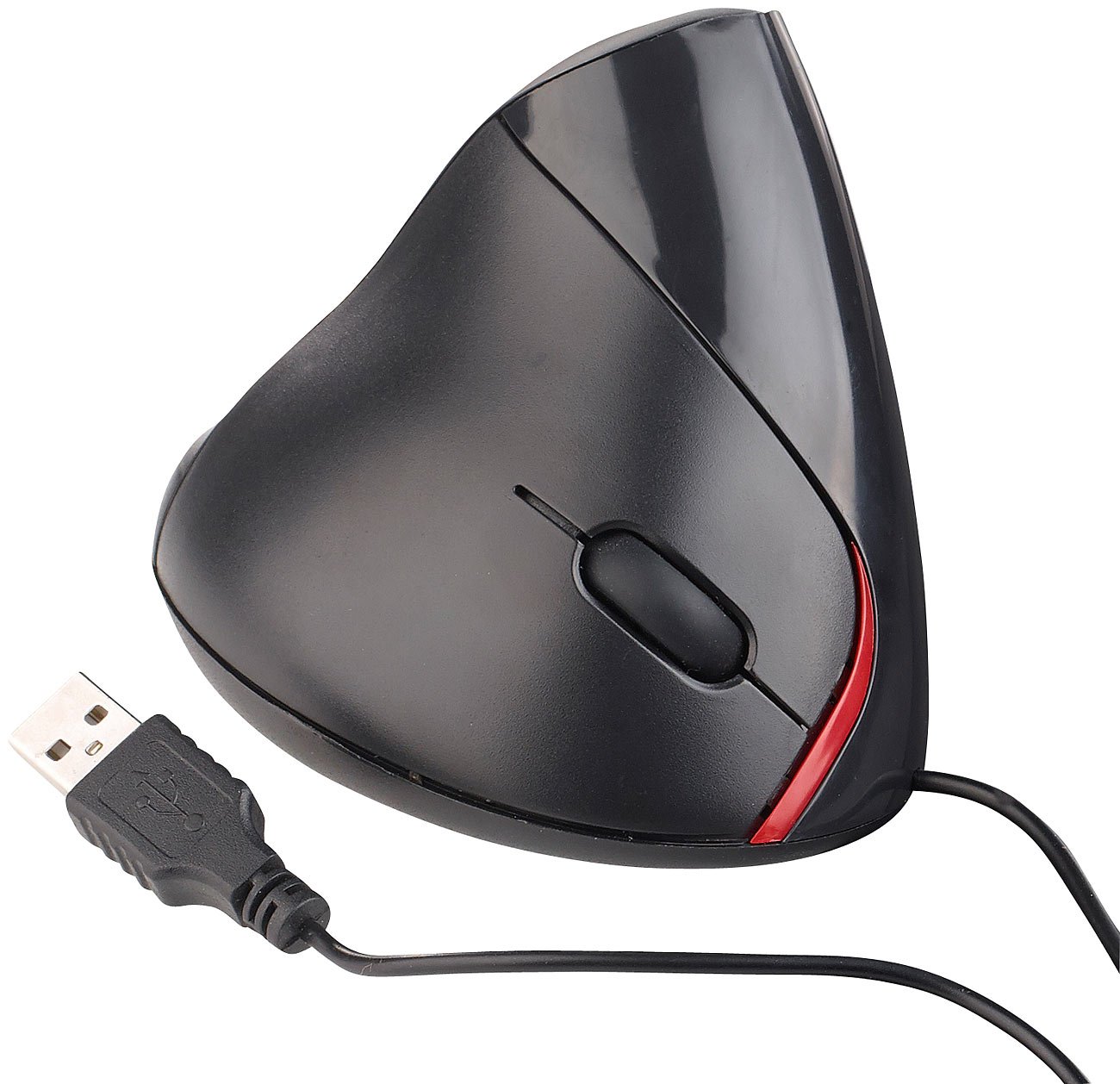 GeneralKeys Ergo Maus: Optische USB-Maus, vertikal ergonomisch, 1.600 ...