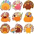 Amazon.com : Whaline Thanksgiving Fall Turkey Sticky Notes Colorful ...