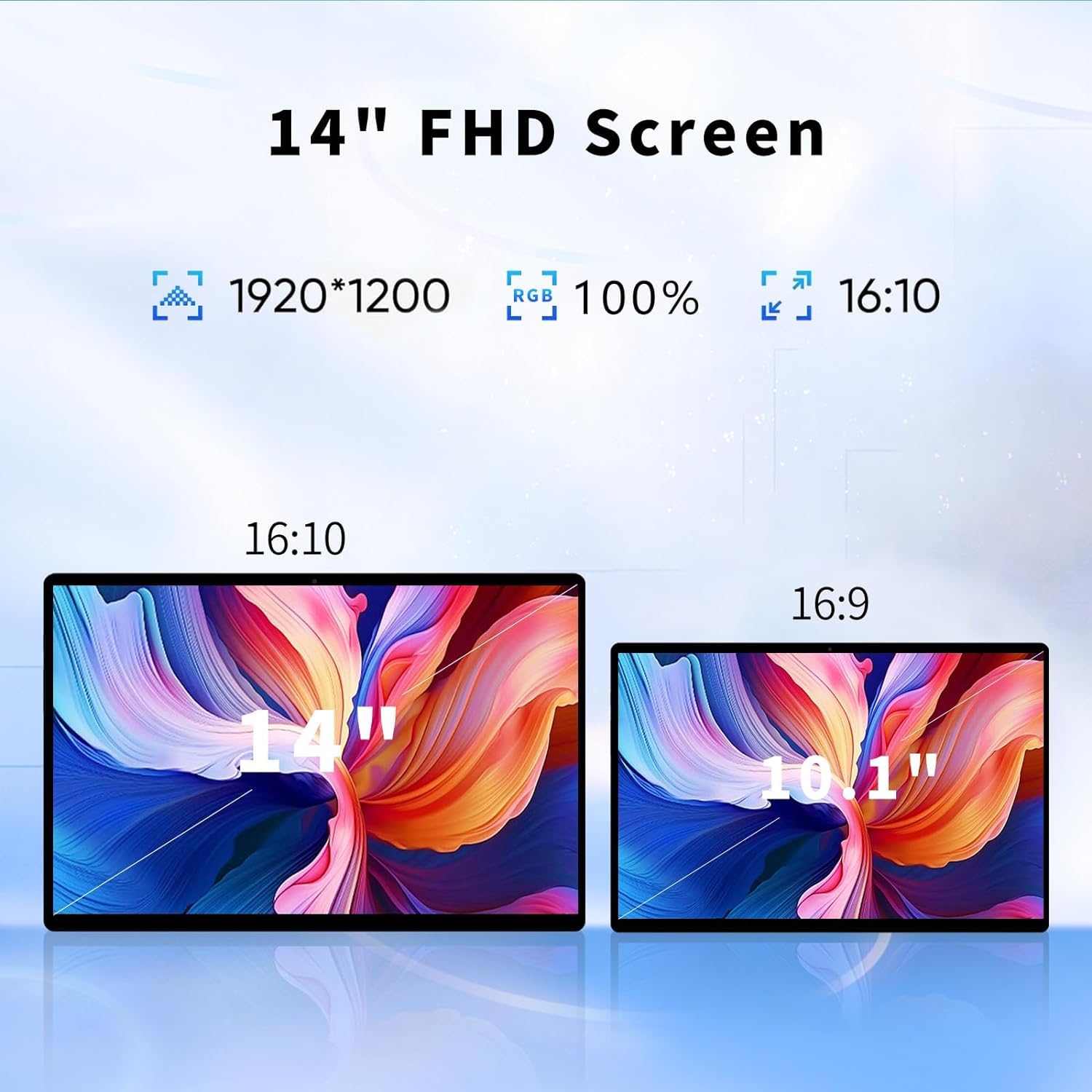 Mua 2 in 1 Laptop Touchscreen | 14 Inch Tablet Laptop Computer | Intel ...