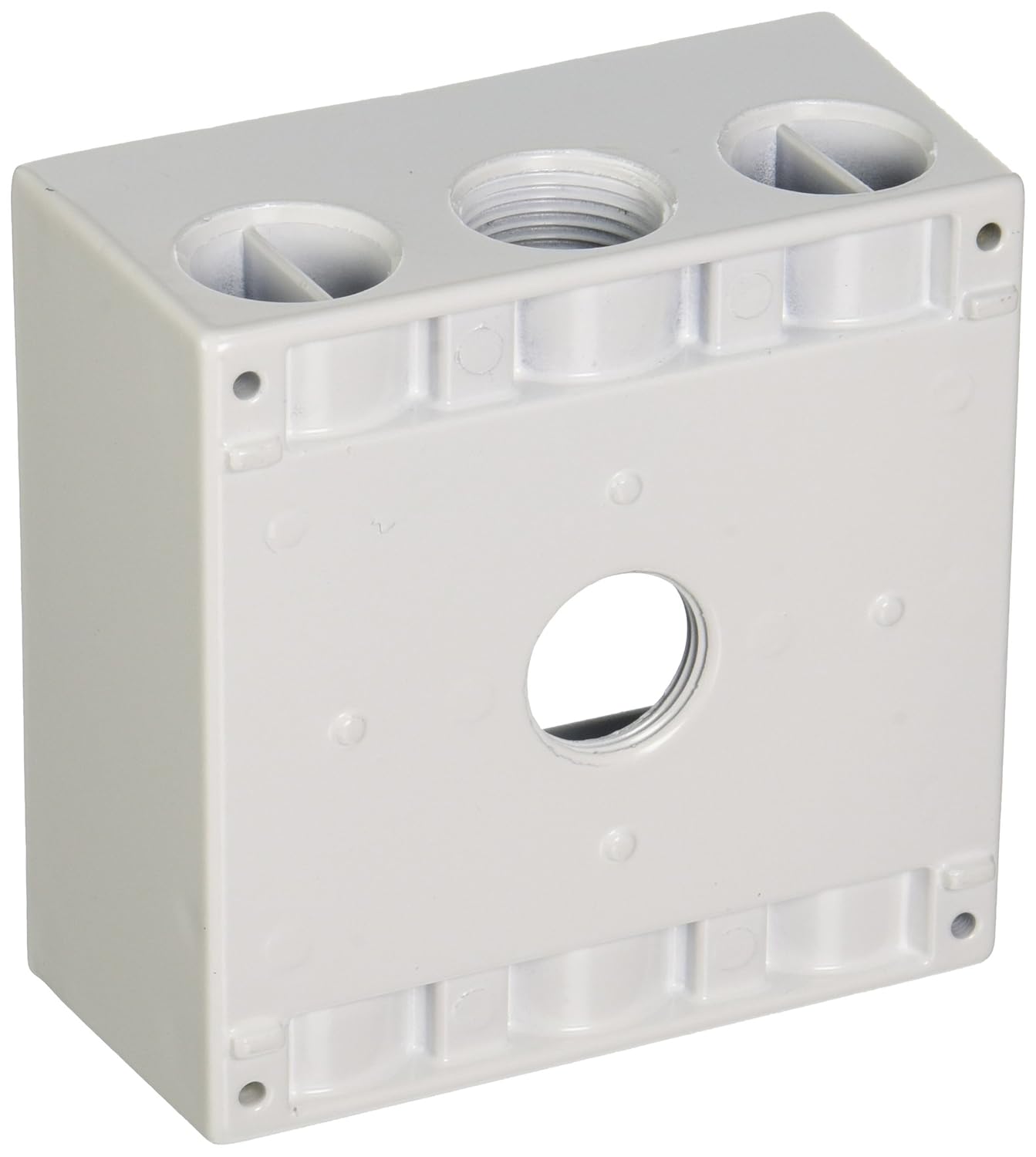 Morris 36222 2-Gangs 3-Outlets Weatherproof Box: Electrical Outlet ...