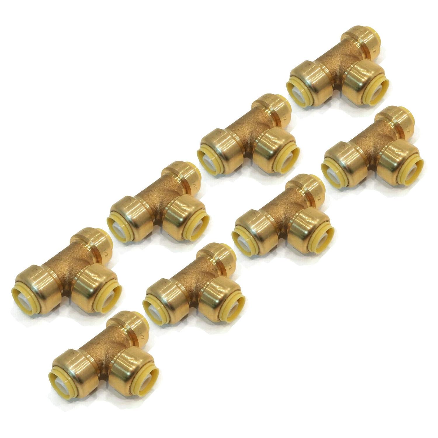 8 3 4 X 3 4 X 1 2 PEX Brass Lead Free TEES Fitting Replaces Vivo