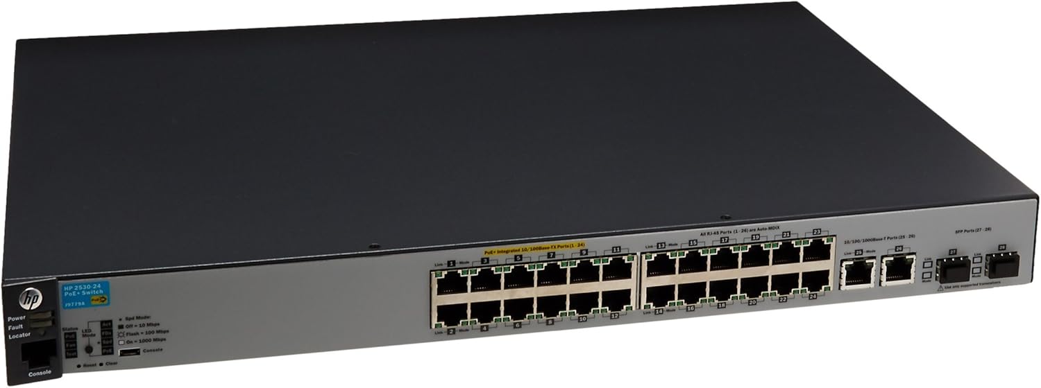 Amazon.com: HP 2530-24-PoE+ Ethernet Switch: Computers & Accessories