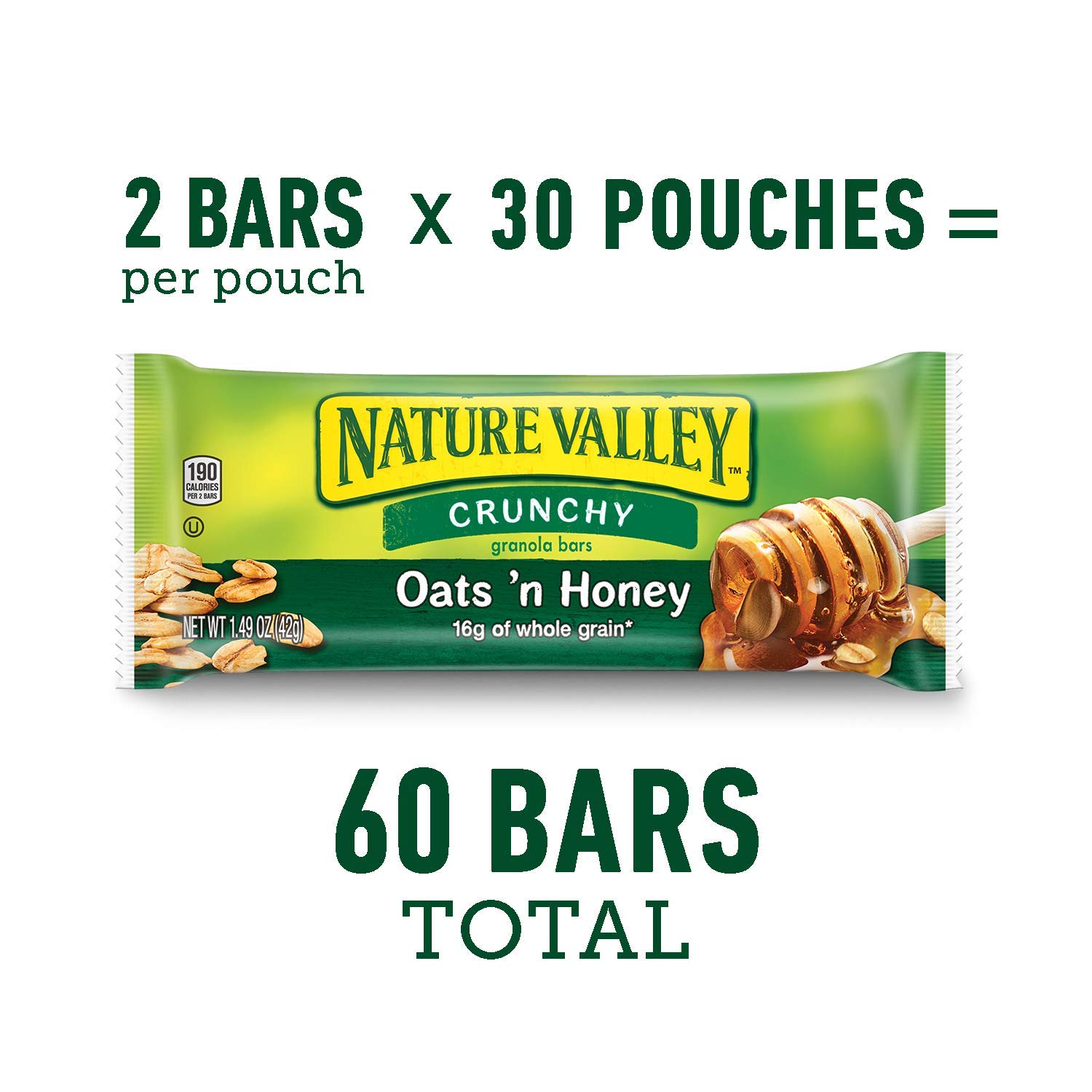 Mua Nature Valley Crunchy Oats 'n Honey Granola Bars, Kids Snacks, Back ...