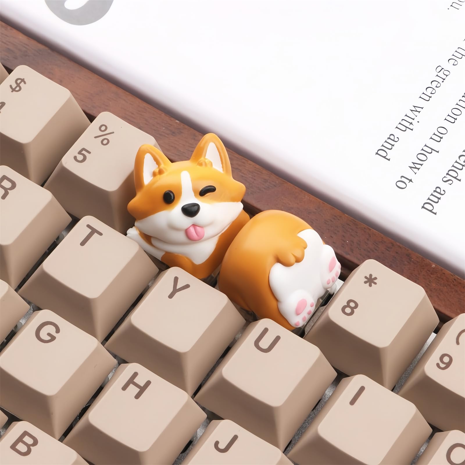 Mua ZMX Cute Corgi-Dog Keycaps,Handmade Artisan Resin Keycaps ...