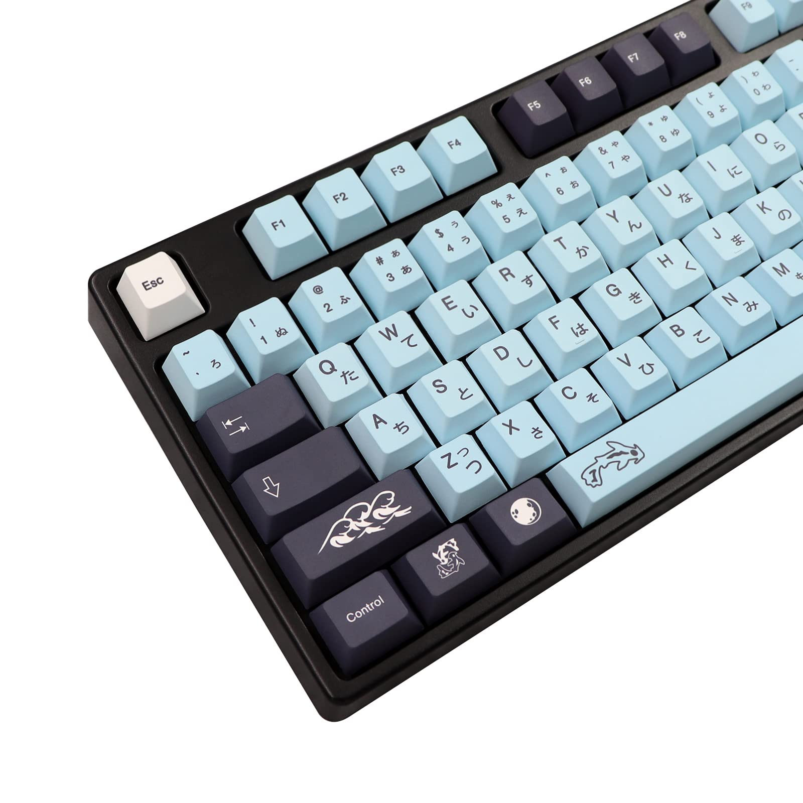 Mua JSJT Japanese Keycap Set-Sky Blue Keycaps 137 Keys PBT Dye ...