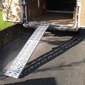 Black Aluminium Folding Motorcycle Loading Ramp (1005): Amazon.co.uk ...