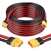 Amazon.com: MOOKEERF XT60 Extension Cable 10AWG 40FT XT60 to XT60 Cable with Male to Female ...